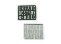 China Customized Design Peel And Stick Embroidered Patches Environmental Friendly for sale