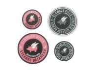 China Cloth Embroidered Hat Patches , Self Adhesive Stick On Embroidered Patches for sale