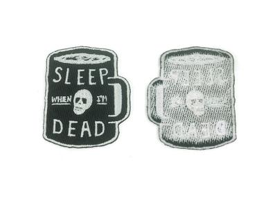 China Custom Embroidered Iron On Patches for Jackets EN71 Certified 500pcs MOQ for sale