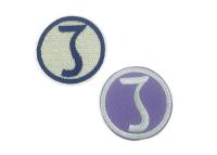 China Custom Embroidered Twill Patches 2.5x2.5 Inches Iron On Sew On for Clothing Dresses for sale