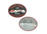 China Custom Embroidered Twill Patches 2.5x2.5 Inches Iron On Sew On for Clothing Dresses for sale