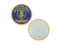 China Brooches Adhesive Embroidered Patches Iron - On Backing Customized Shape for sale