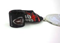 China Hanging Production Marathon Custom Award Medals Soft Enamel With Ribbon for sale