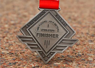China Marathon Games Custom Award Medals 3D Die Cast Zinc Alloy Irregular Shape for sale