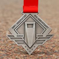 China Marathon Games Custom Award Medals 3D Die Cast Zinc Alloy Irregular Shape for sale