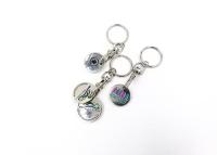 China Custom Metal Keyrings 2D 3D Effect Personalized Promotional Gifts Zinc Alloy Keychain for sale