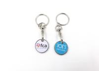 China Custom Metal Keychains Epoxy Resin Printed Logo Eco Friendly Durable 2D 3D for sale