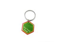 China Shopping Trolley Coin Holder Personalized Metal Keychains Epoxy Soft Enamel for sale