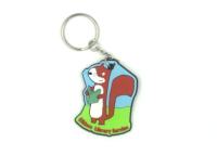 China Custom Soft PVC Keychain 2mm Thickness Promotional Gift Eco-Friendly Rubber Keychain for sale