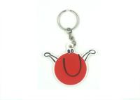 China Custom Soft PVC Keychain 2mm Thickness Promotional Gift Eco-Friendly Rubber Keychain for sale