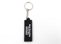 China Custom Soft PVC Keychain Double Side Rectangle Shape Rubber Promotional Gift 3D for sale