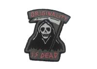 China Personalized Adhesive Embroidered Patches With Laser Cut Merrowed Edge for sale
