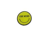China Personalized Iron On Large Custom Embroidered Patches Round Shape Multi Color for sale