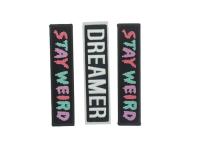 China Custom Embroidered Patches with Hot Melt Adhesive for Hats Up to 12 Colors for sale