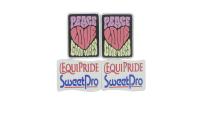 China Iron - On Bespoke Embroidered Badges , Square Shape Custom Made Embroidered Badges for sale
