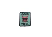 China Custom Embroidered Cat Patch Cartoon Logo Badge Up to 12 Colors Twill Fabric for sale