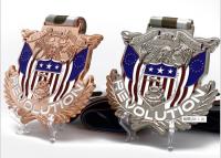 China Custom Marathon Gold Metal Award Medal 3D Design Antique Silver 50mm for sale