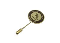 China Custom Enamel Lapel Pins Long Needle Brooch Badge 20-100mm Iron Zinc Alloy for sale