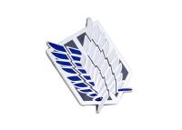 China Custom Enamel Lapel Pin 30mm Iron Brooch Badge for Suit Shirt Collar Accessories for sale