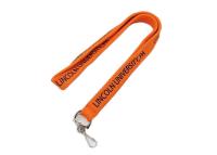 China Custom Polyester Lanyards 20mm Width with Logo Printing for Business License ID Holders for sale