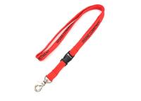 China Custom Polyester Tubular Lanyards 530mm 1060mm Safety Breakaway Thumb Trigger for sale