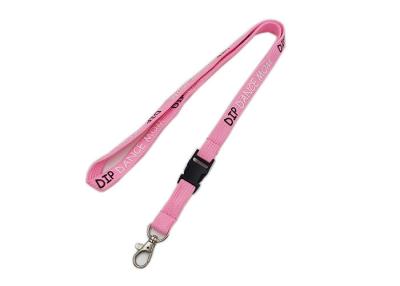 China Custom Polyester Tubular Lanyards 530mm 1060mm Safety Breakaway Thumb Trigger for sale