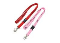 China Custom Polyester Tubular Lanyards 530mm 1060mm Safety Breakaway Thumb Trigger for sale