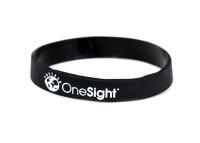 China Custom Silicone Wristbands 190mm x 12mm Promotional Sports Bracelets Non Toxic for sale
