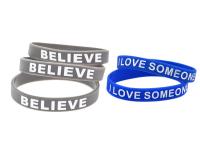 China Custom Silicone Wristbands 250x12x2mm Embossed Logo Sports Bracelets for Promotional Gifts for sale