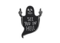 China Custom Enamel Lapel Pins 25mm Metal Badge Anime Pumpkin Halloween Brooch Iron Zinc Alloy for sale