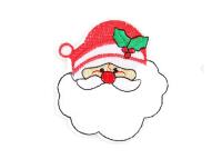 China Custom Embroidered Snowman Patch Iron On Christmas Jacket Stickers 65% Polyester 35% Nylon for sale