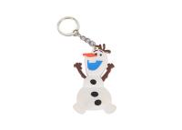 China Custom 3D Embossed Soft PVC Rubber Keychains Promotional Christmas Gifts 300pcs MOQ for sale