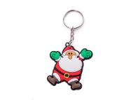 China Cartoon Embossed Soft PVC Keyring For Advertising Normal Size 50mm for sale