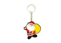 China Cartoon Embossed Soft PVC Keyring For Advertising Normal Size 50mm for sale