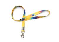 China Red Heat Transfer Dye Sublimated Lanyards For School Event 920x25mm for sale