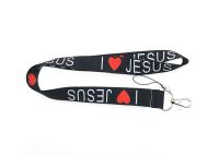 China Custom Eco Friendly Polyester Lanyard 1cm Width for ID Badge Cell Phone Neck Strap for sale