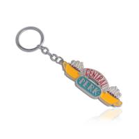 China Custom Metal Keychain 50mm Zinc Alloy Promotional Gift for Backpack Bag for sale
