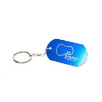 China Custom Stainless Steel Keychain 2D 3D Logo Printing Promotional Gift Key Ring 50mm for sale