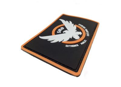 China Custom Soft Rubber Military Patches Tactical Emblem PVC Morale Patch 1000pcs MOQ for sale