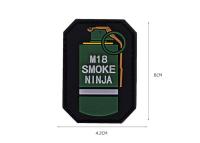 China Custom Round Soft PVC Patches Badge Morale Decorative for Clothing Caps 6 Colors for sale