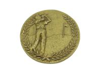 China Custom Gold Plated Zinc Alloy Sports Award Medals 7cm Diameter for Events for sale