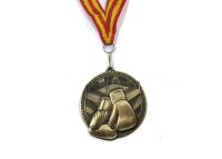 China Custom 3D Zinc Alloy Sports Medal 50mm Gold Silver Bronze for Marathon Running Events for sale