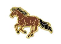 China Custom Enamel Lapel Pin Rose Bike Brooch Metal Badge 4.3cm Zinc Alloy Unisex Jewelry for sale