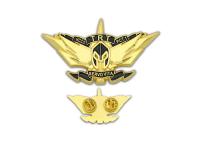 China Custom Anime Metal Initial Badge Enamel Lapel Pins Brooches Die Casting Process for sale