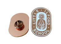 China Custom Hard Enamel Lapel Pins 0.8-3.0mm Metal Brooch for Clutch Accessories for sale