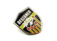 China Custom Hard Enamel Lapel Pins 0.8-3.0mm Metal Brooch for Clutch Accessories for sale