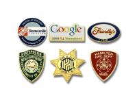 China Custom Enamel Lapel Pins 2.5x2.3cm Brass Badges with Painted Logo for Kids Jackets for sale