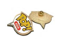 China Create Enamel Lapel Pins For Clothes Polish Backside / Custom Made Enamel Badges for sale