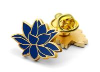 China Create Enamel Lapel Pins For Clothes Polish Backside / Custom Made Enamel Badges for sale
