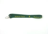 China Custom Polyester Lanyards 20mm x 550mm Silkscreen Logo for ID Badge Promotional for sale